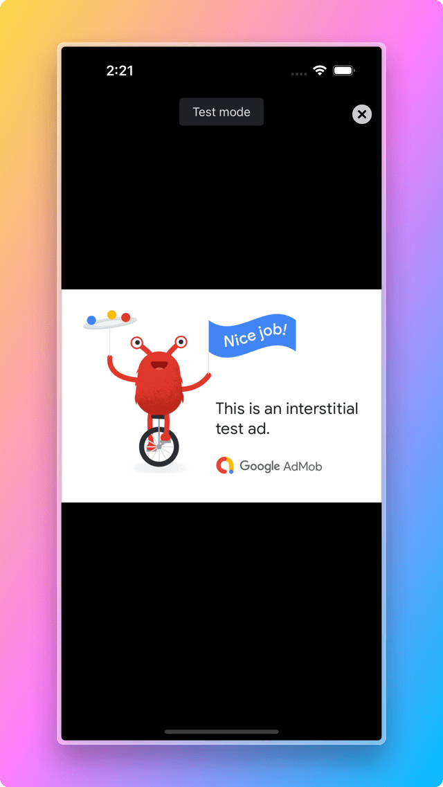 React Native Starter AI Docs | Interstitial Ad Button